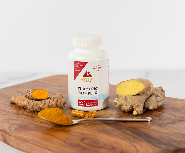 Organic Turmeric Complex, 60 Capsules, 500 mg – Ascent Nutrition