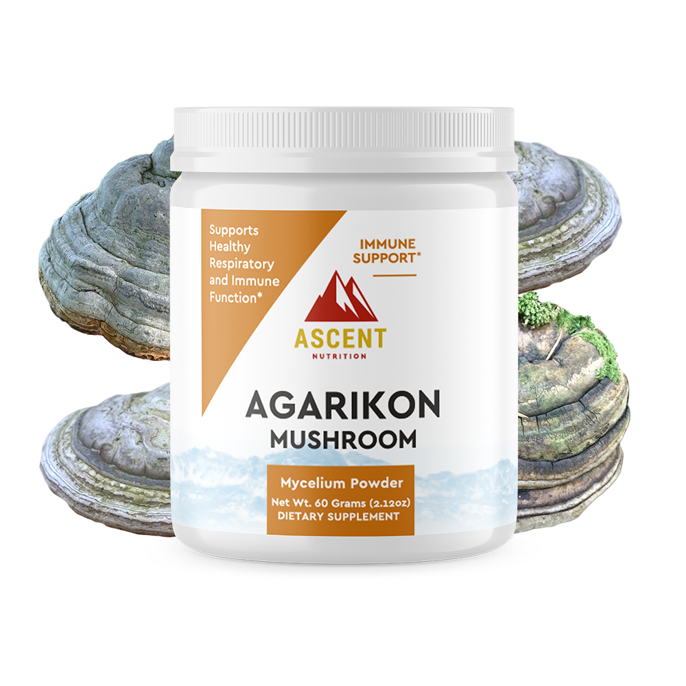 Organic Agarikon Mushroom Powder, 2 grams per scoop – Ascent Nutrition